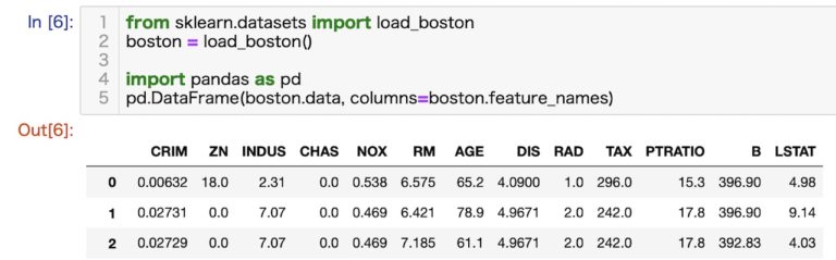Python sklearnのデータセット【datasets】について（その1：トイデータセット）